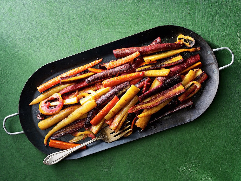 Ghee Roast Carrots With FilFil Hot Sauce - Mantry Inc.