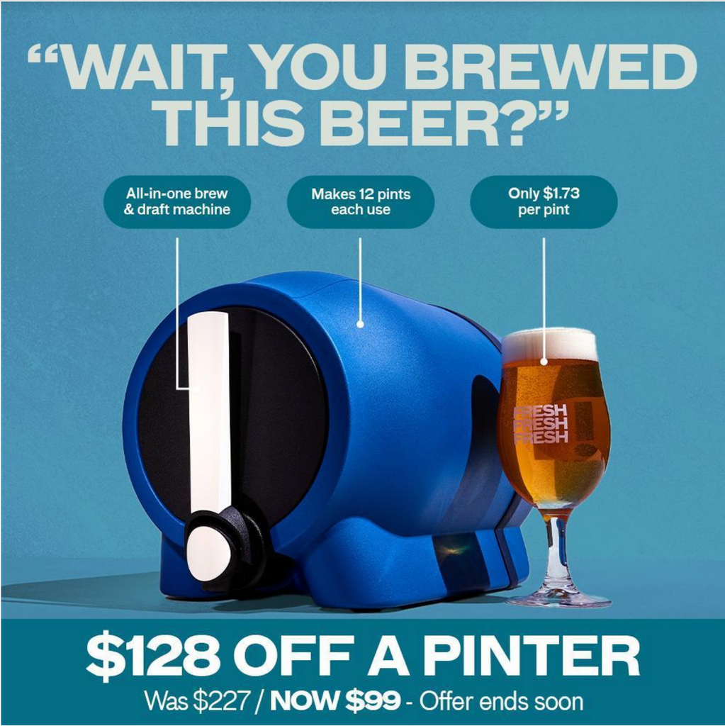 Pinter Helps You Create Fresh Beer At Home - Mantry Inc.
