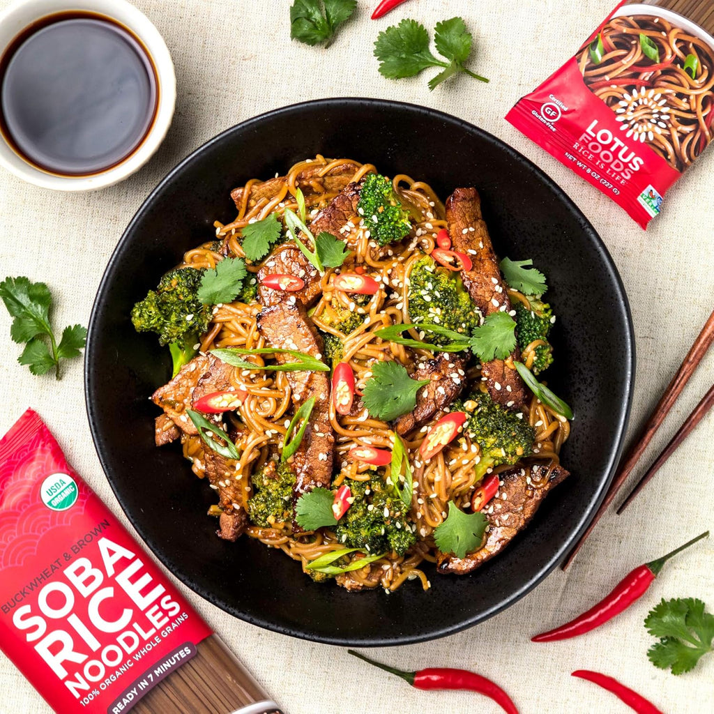 Swap Boring Noodles for Lotus Foods Buckwheat & Brown Soba Noodles ...