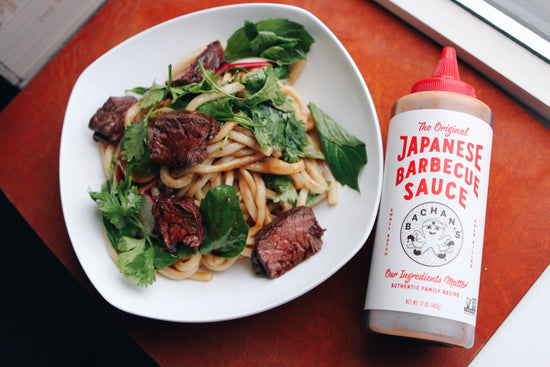 Japanese Barbecue Steak & Udon Salad - Mantry Inc.